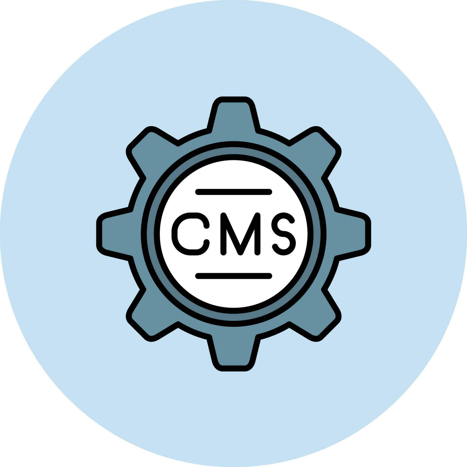 Cms Vector Icon 33186164 Vector Art At Vecteezy