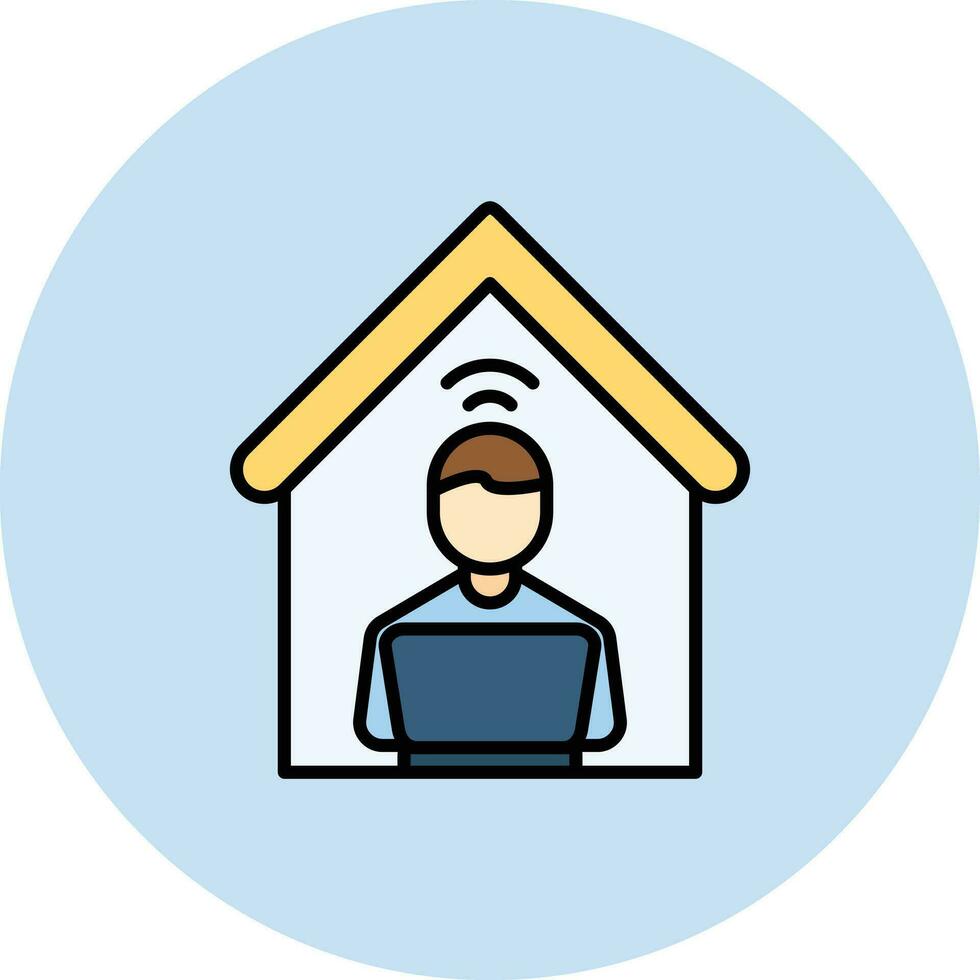 Remote Work Vector Icon 33186521 Vector Art at Vecteezy