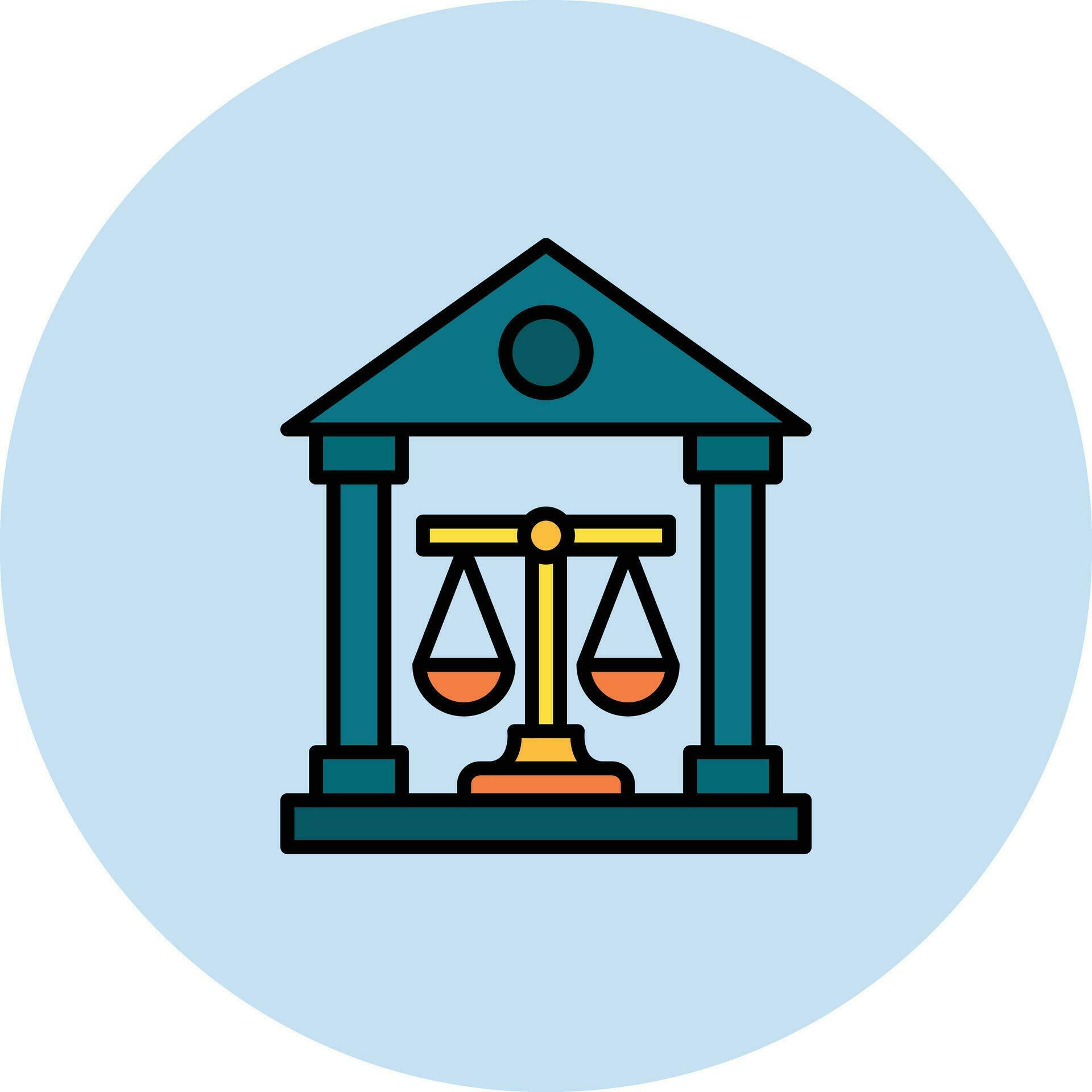 Court House Vector Icon 33186986 Vector Art At Vecteezy