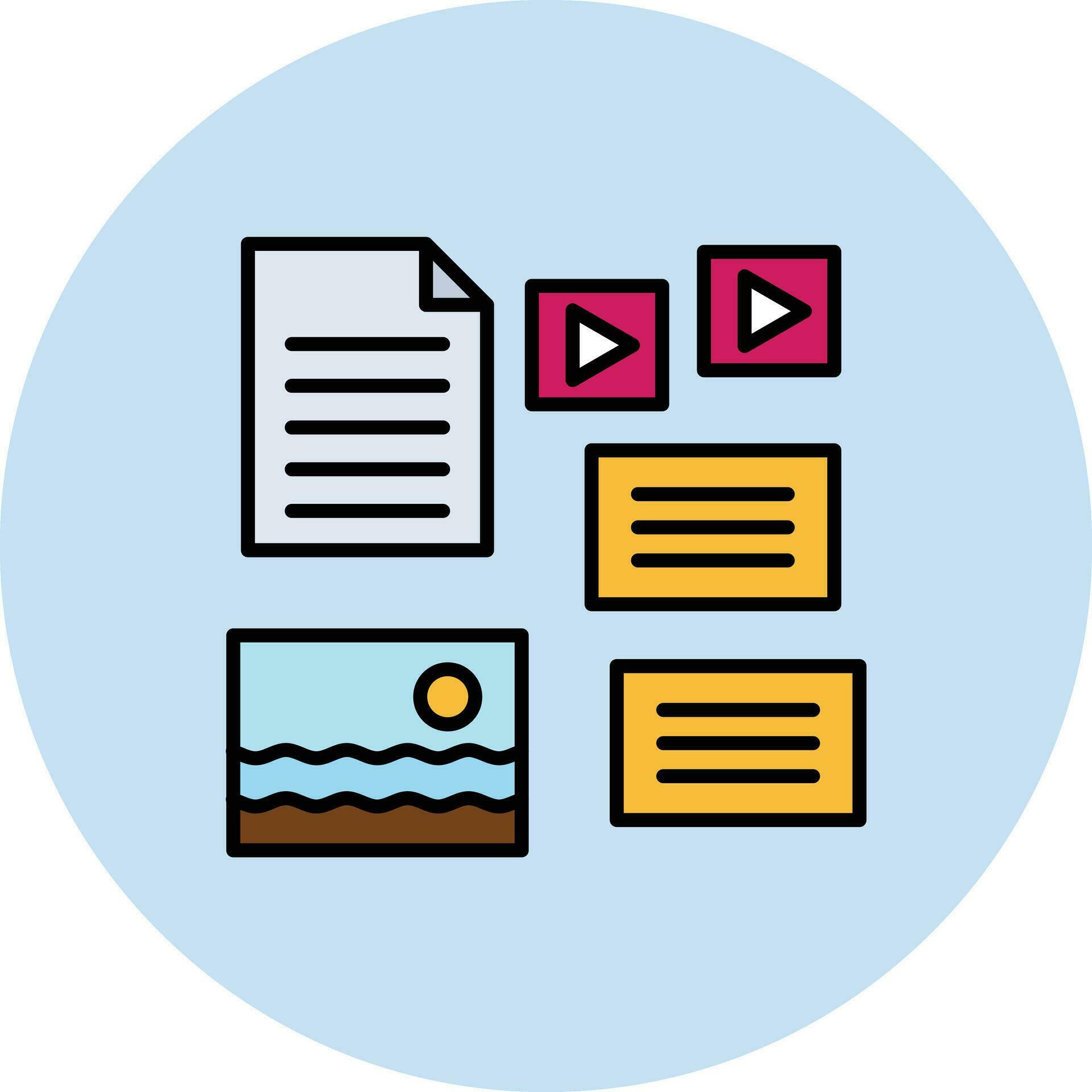 Unstructured Data Vector Icon 33187671 Vector Art at Vecteezy