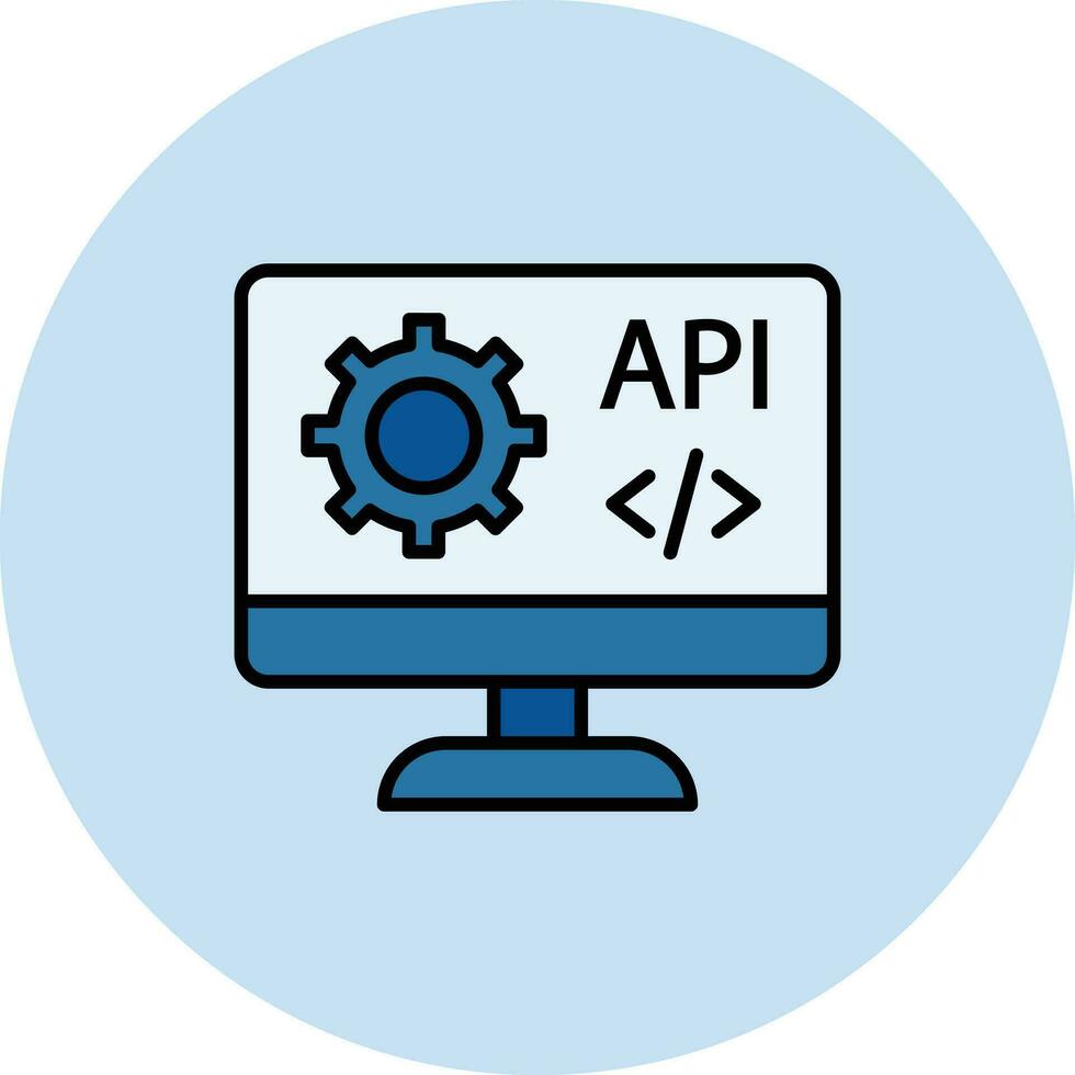 Web API Vector Icon 33187998 Vector Art at Vecteezy