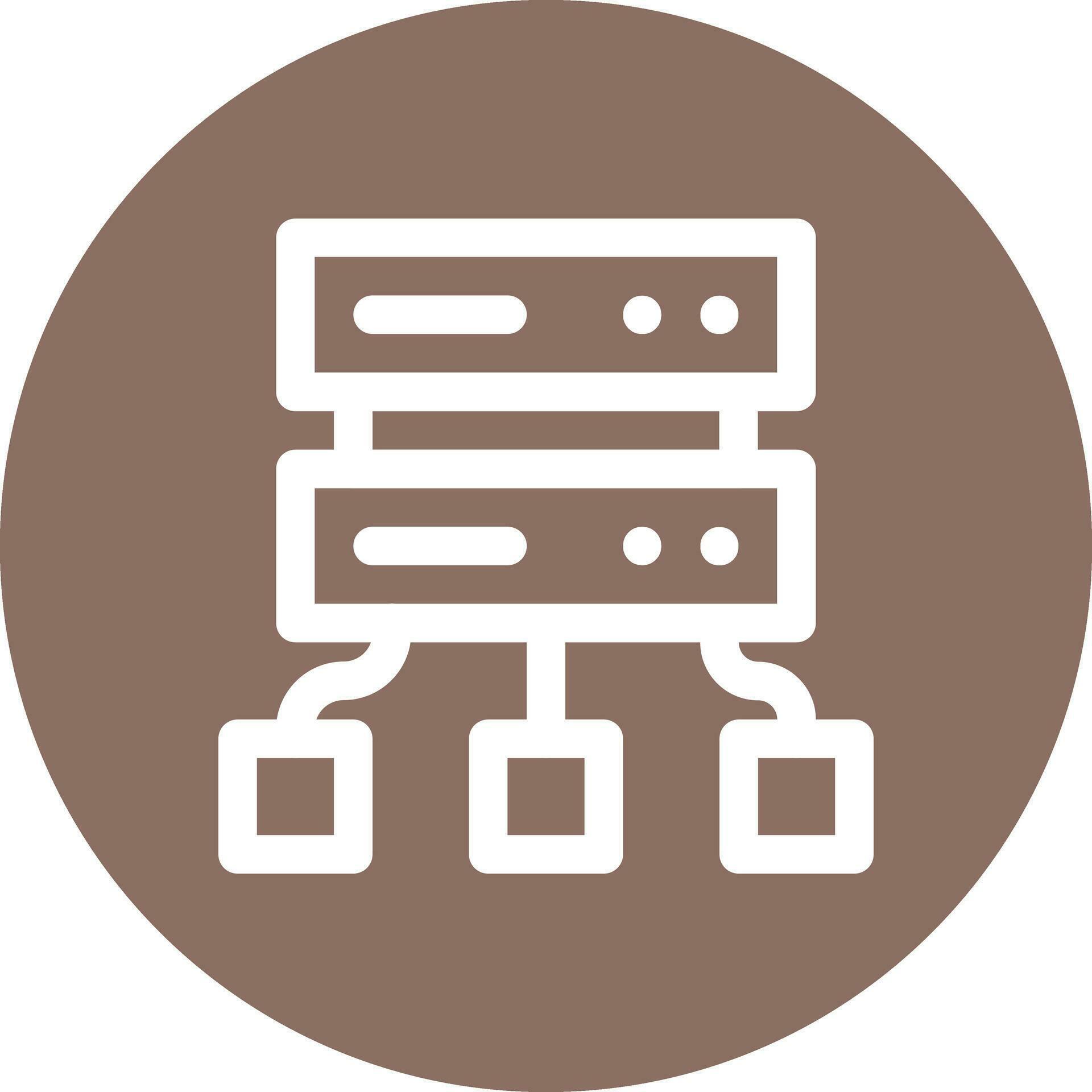 Database Network Vector Icon 33188405 Vector Art at Vecteezy