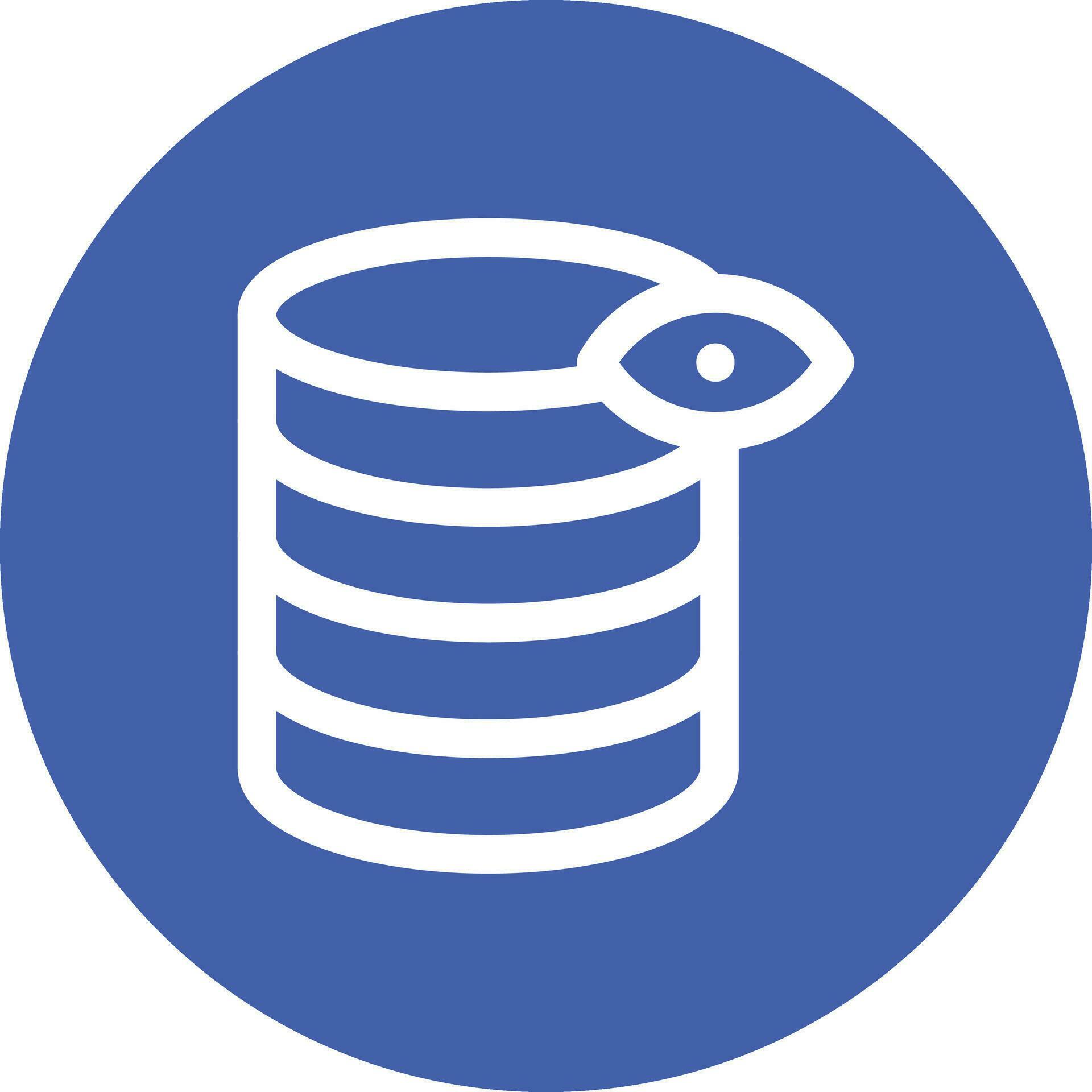 Database Vision Vector Icon 33188444 Vector Art at Vecteezy