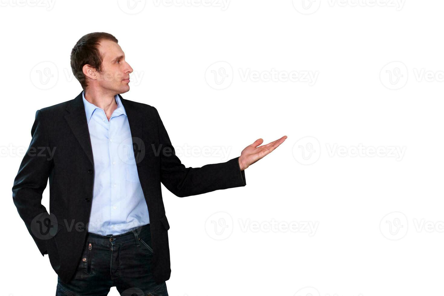 Man Presenting Stock Photos, Images and Backgrounds for Free Download