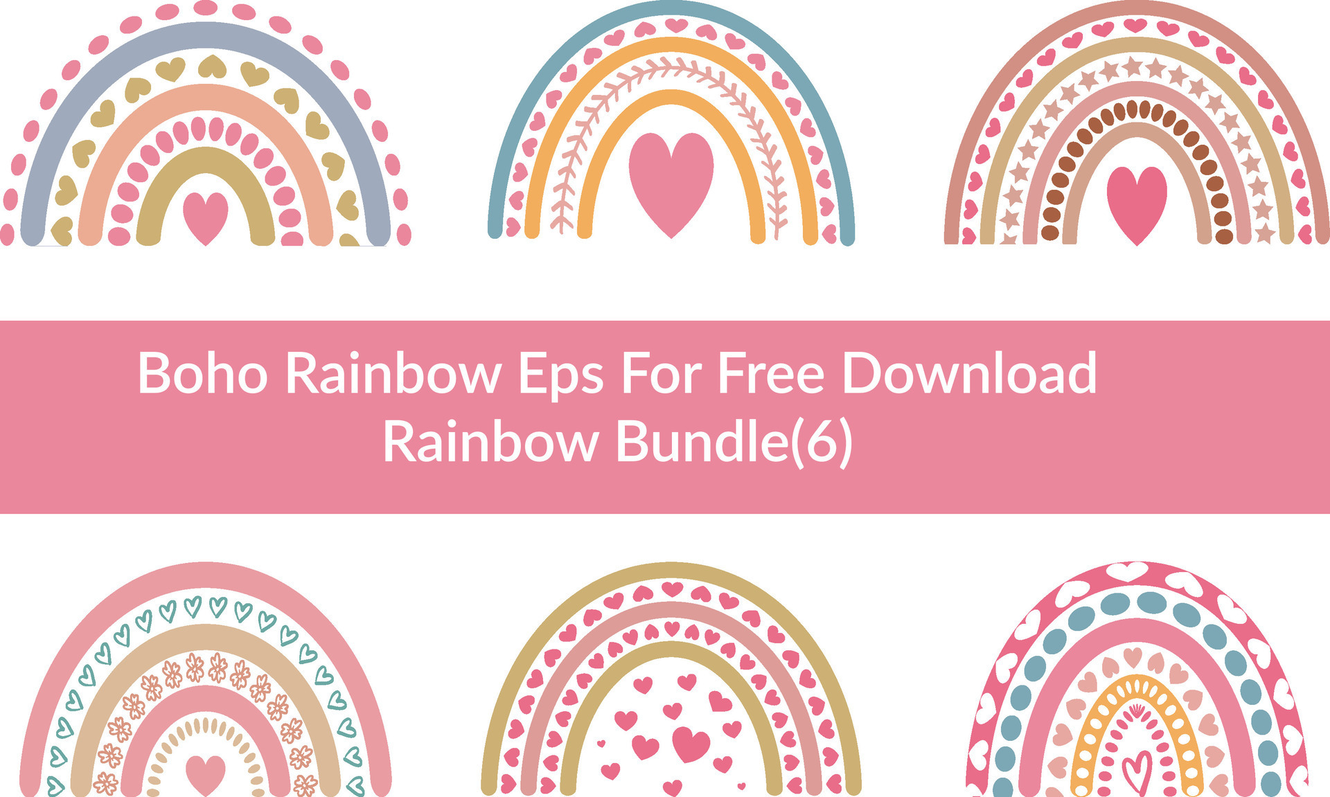 Boho Rainbow Eps For Free Download 33198010 Vector Art at Vecteezy