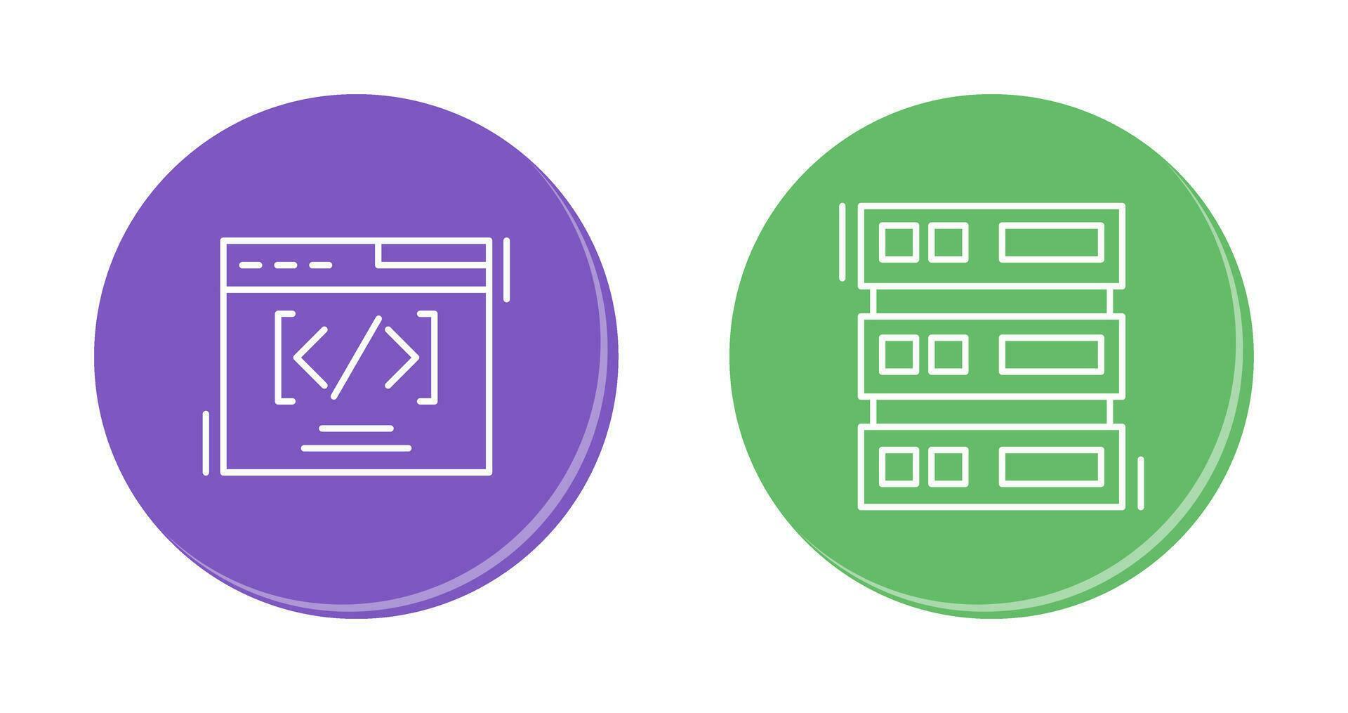 Web Coding ND Server Icon 33200503 Vector Art at Vecteezy