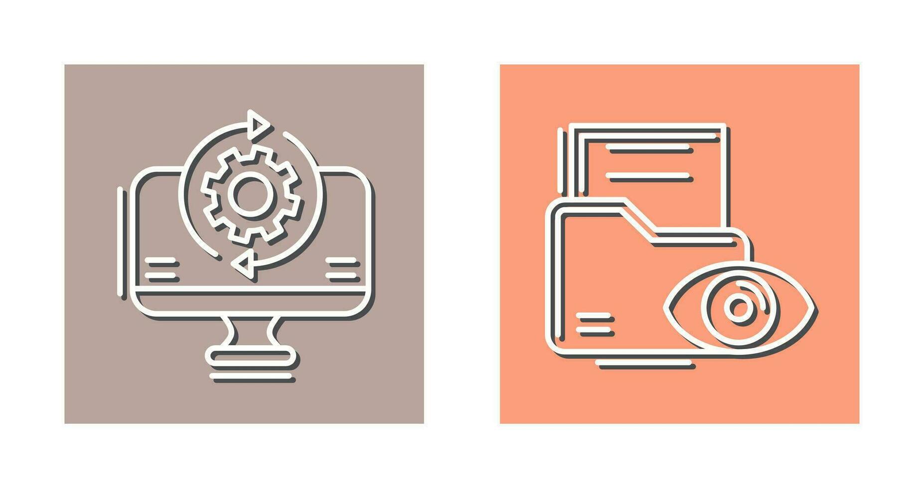 Synchronization And Data Visualization Icon 33201768 Vector Art At Vecteezy