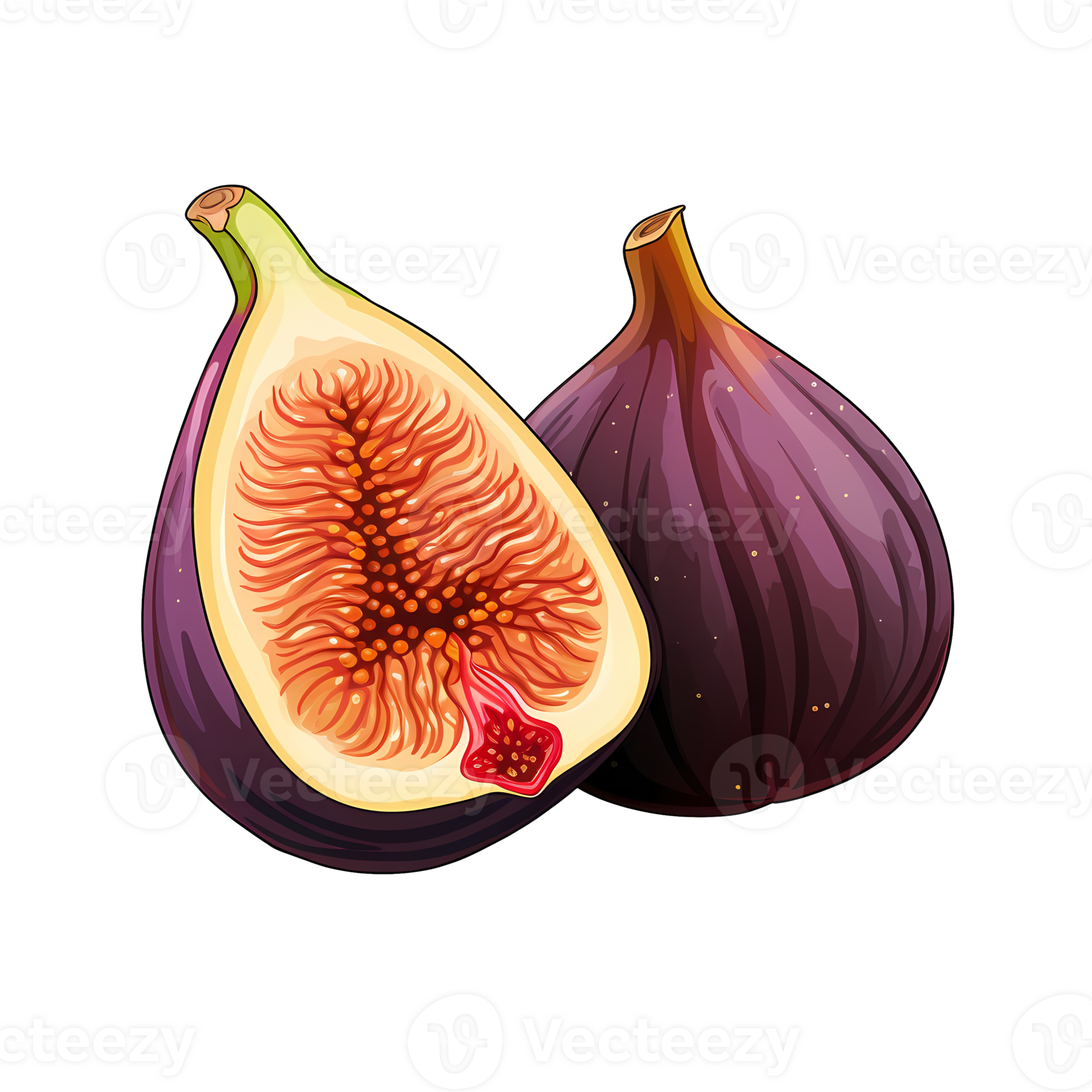 Ai generated figs on transparent background 33207259 PNG