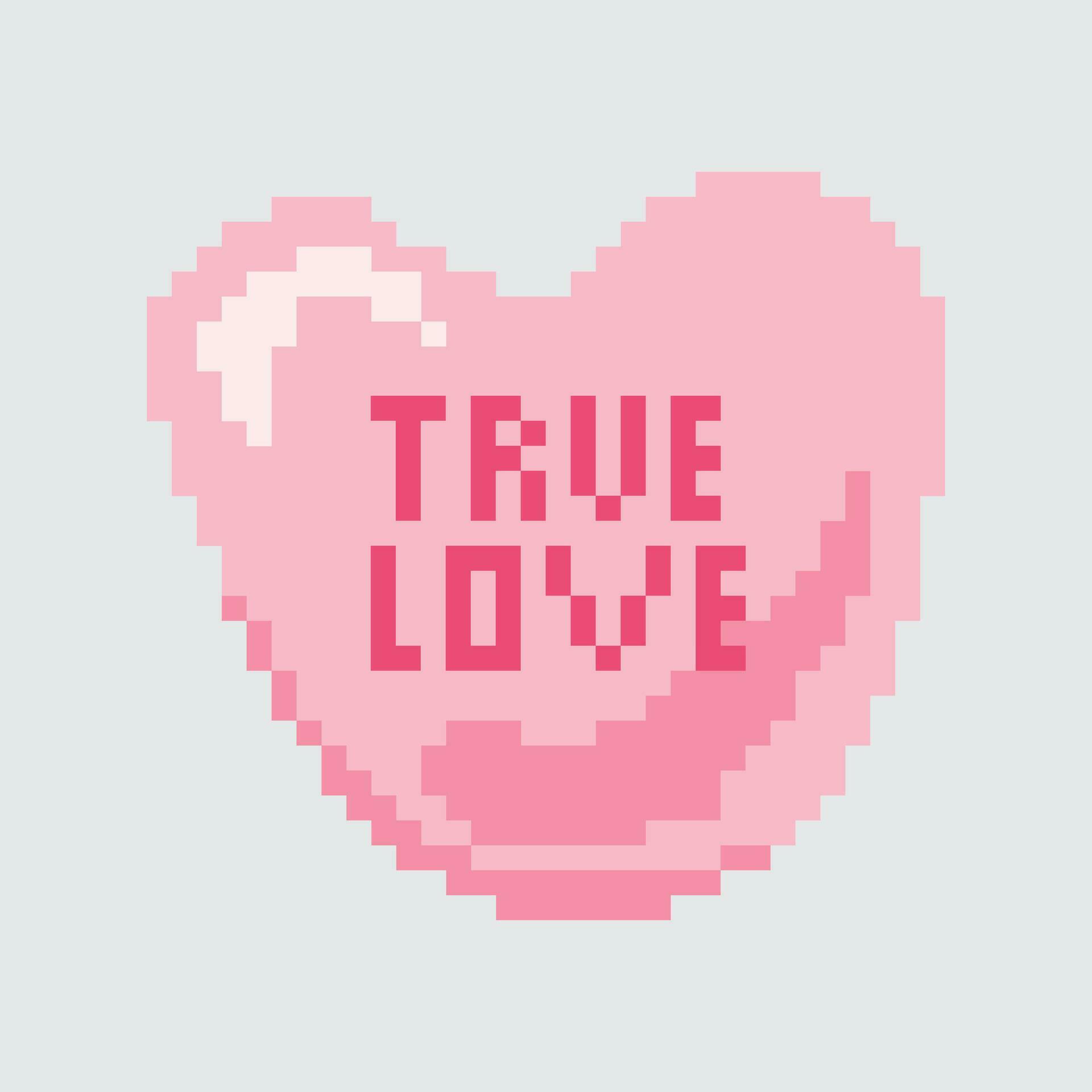 True Love Pixel Art 33207605 Vector Art At Vecteezy