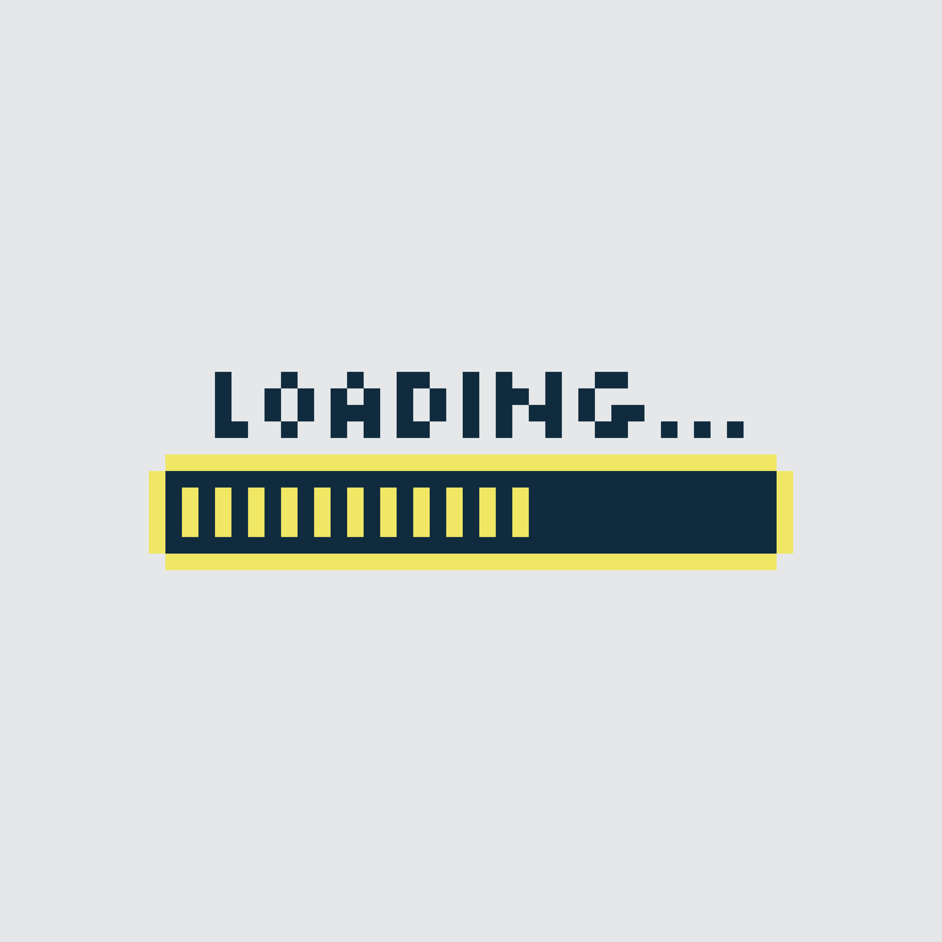 a pixelated loading bar with the word loading 33208394 Vector Art at ...