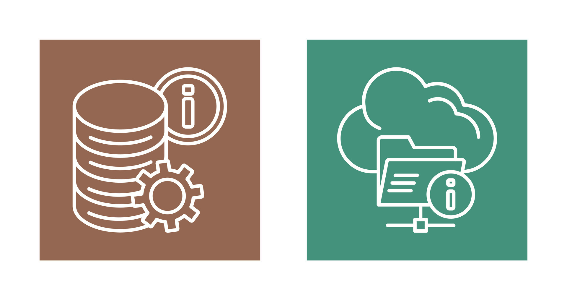 data and folder Icon 33209013 Vector Art at Vecteezy