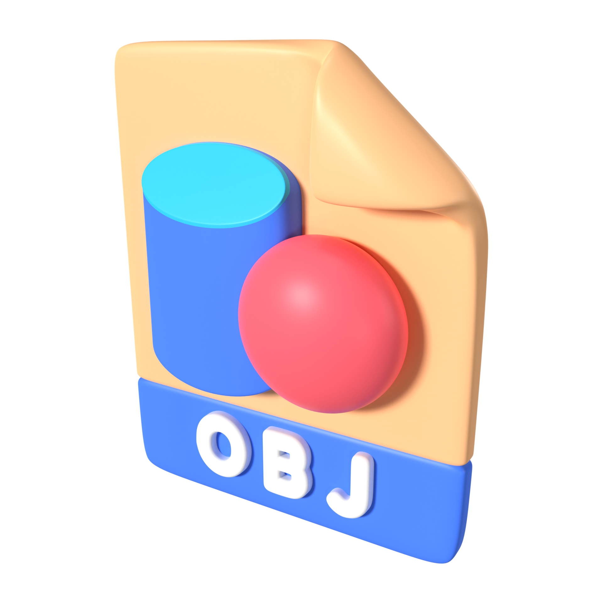 OBJ File Extension 3D Illustration Icon 33211366 PNG OBJ File Extension 3D Illustration Icon 33211366 PNG