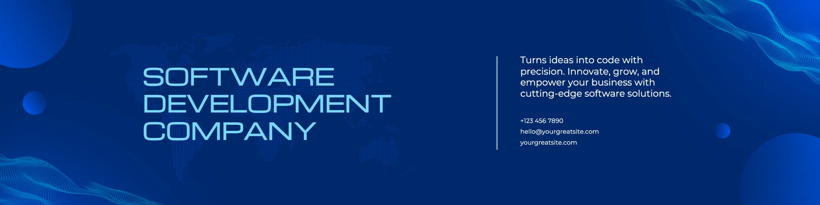 blue modern gradient linkedin banner template 33226236 Template