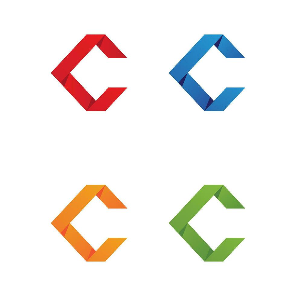 C Letter Logo Template 33231209 Vector Art at Vecteezy