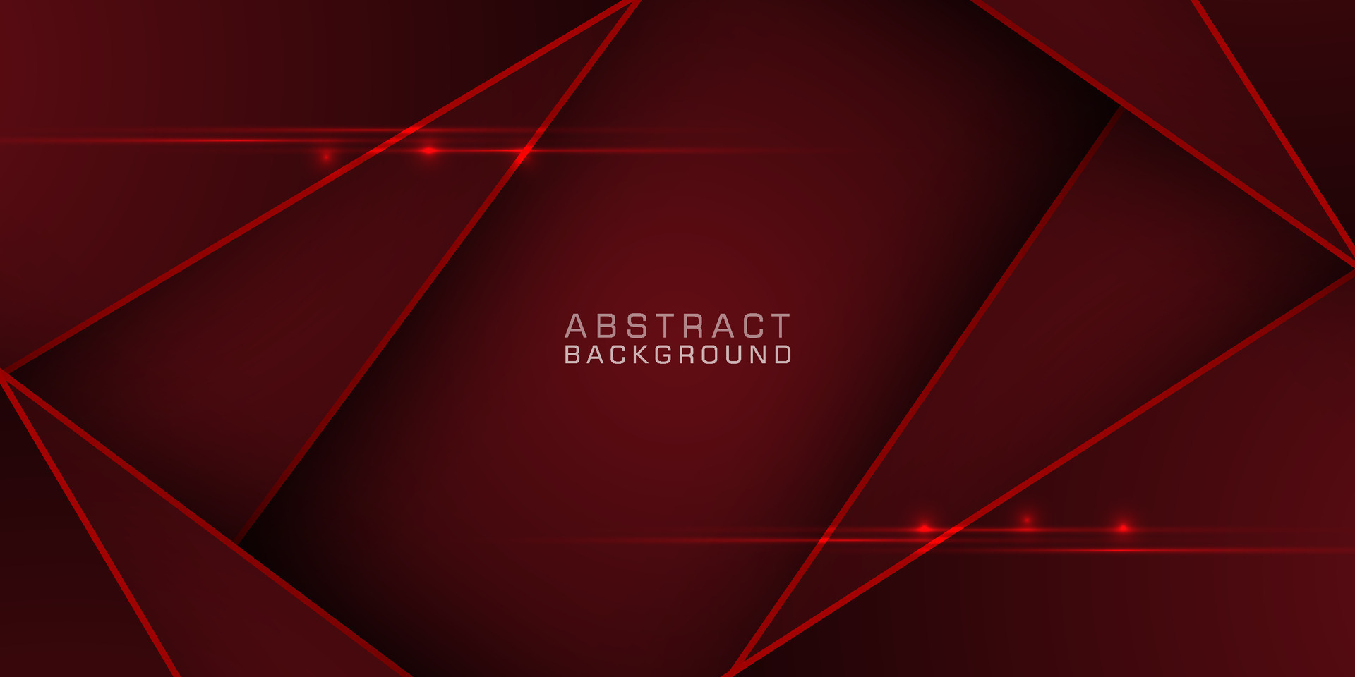 Abstract Dark Red Gradient Background Triangle On Dark Color Geometric