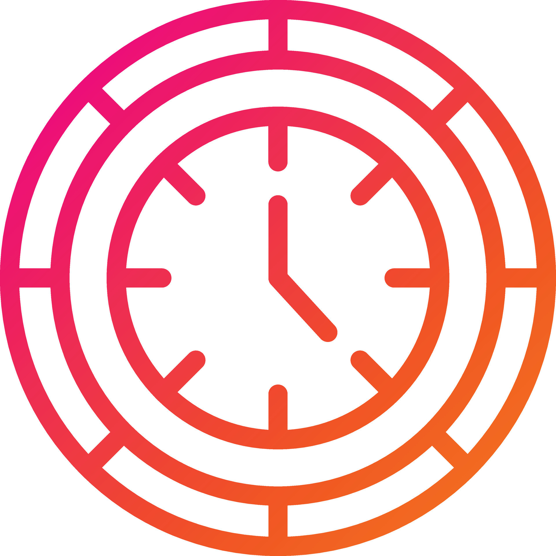 Clock Vector Icon Design Illustration 33246014 Vector Art At Vecteezy