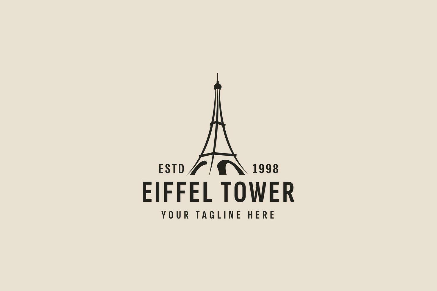 Eiffel Tower Logo Vector Art, Icons, and Graphics for Free Download