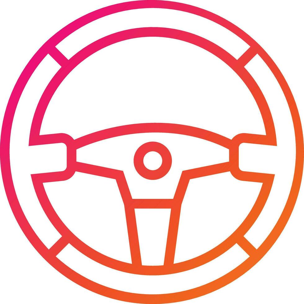 Steering wheel Vector Icon Design Illustration 33253872 Vector Art at ...
