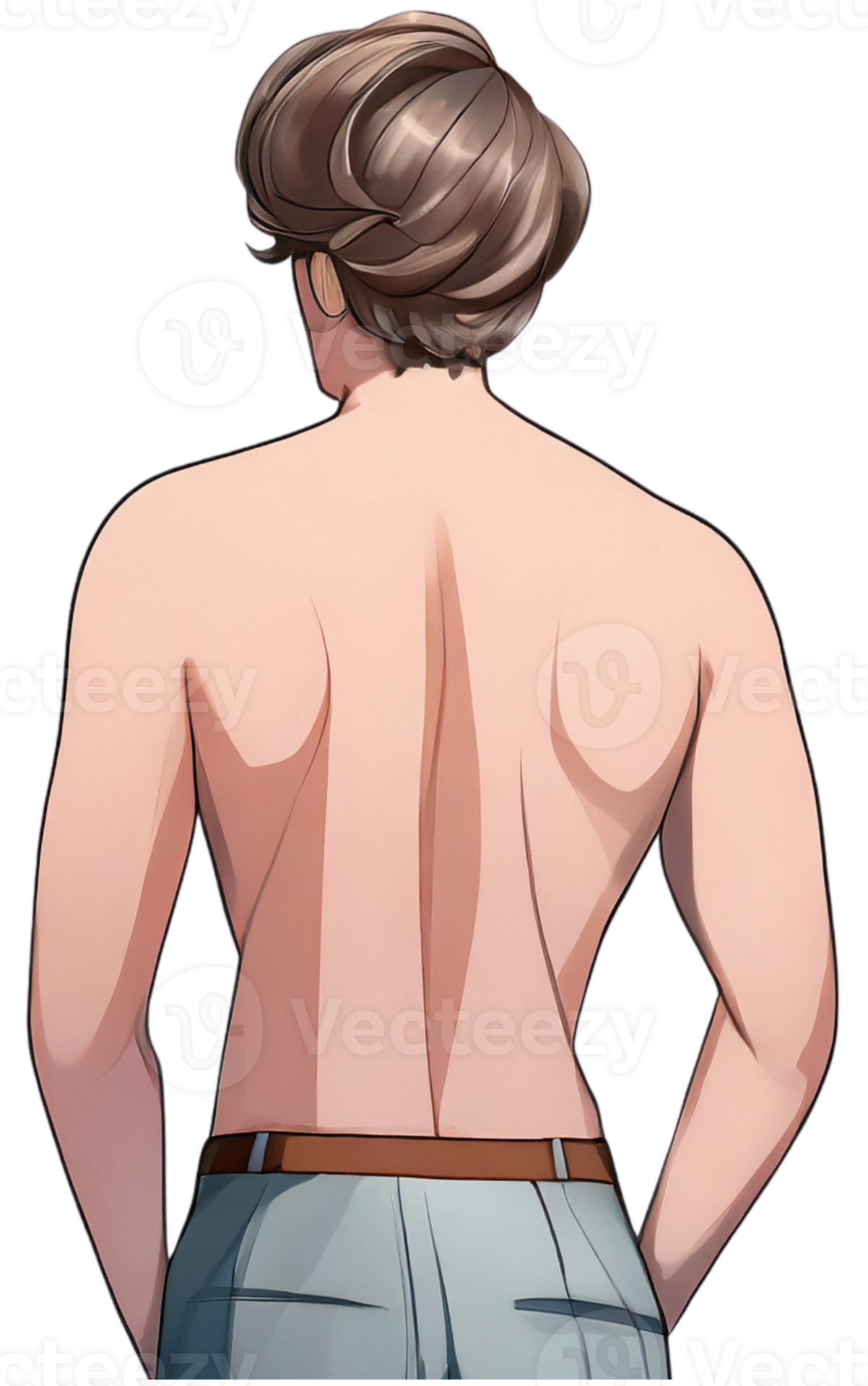 A Man Illustration Generative Ai 33258901 Png