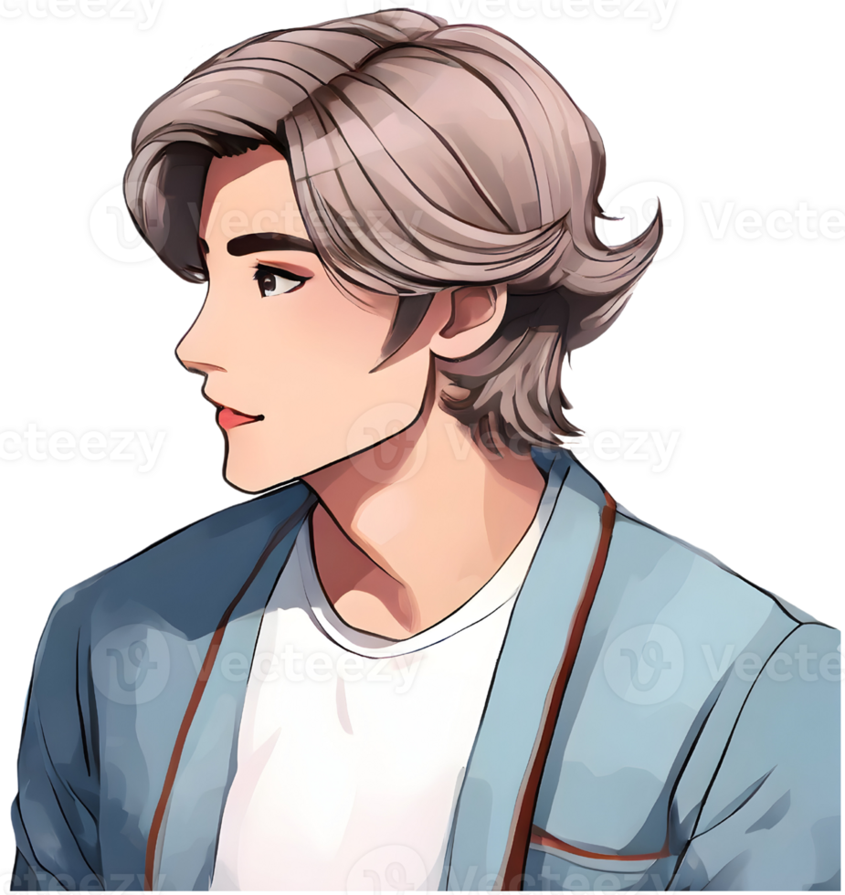 A Man Illustration Generative Ai 33259137 Png