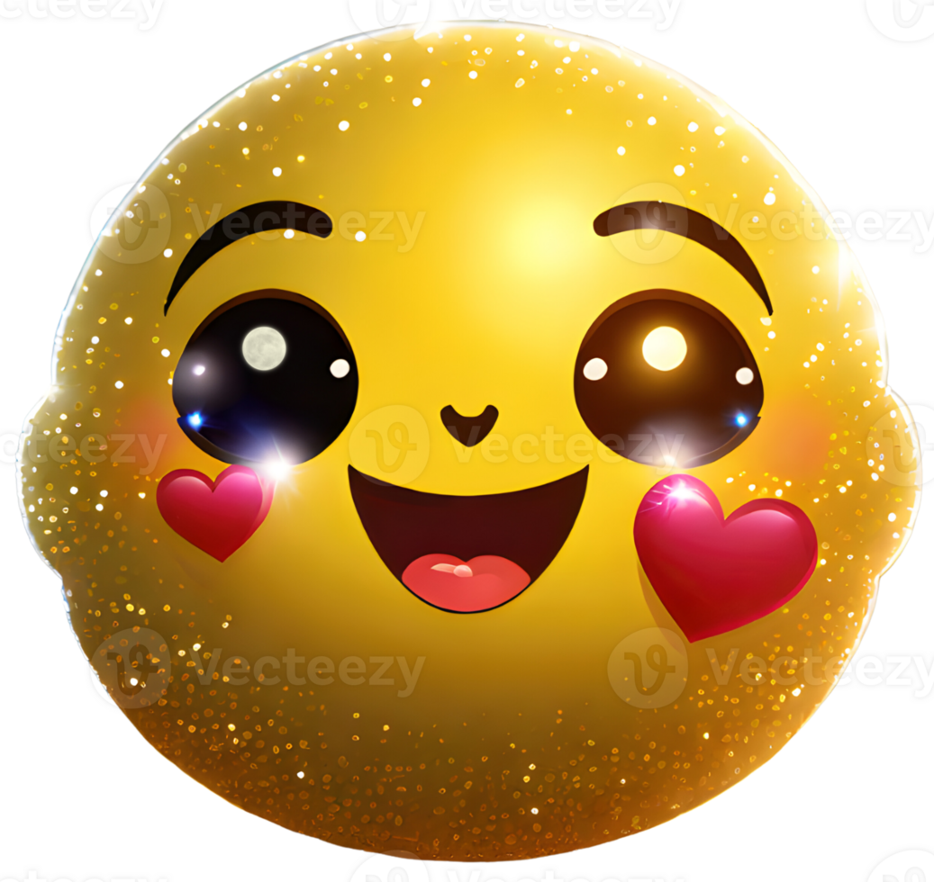 Smile emoji. Generative AI. 33259176 PNG