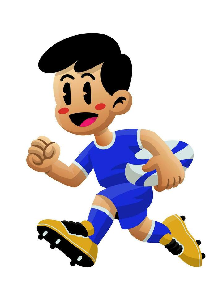 Cartoon Boy Playing Rugby Illustration 33261817 Vector Art at Vecteezy Cartoon Boy Playing Rugby Illustration 33261817 Vector Art at Vecteezy