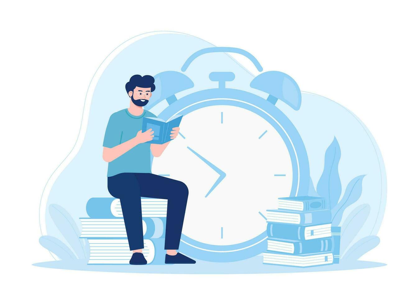 Study time management concept flat illustration 33266606 Vector Art at ... Study time management concept flat illustration 33266606 Vector Art at ...