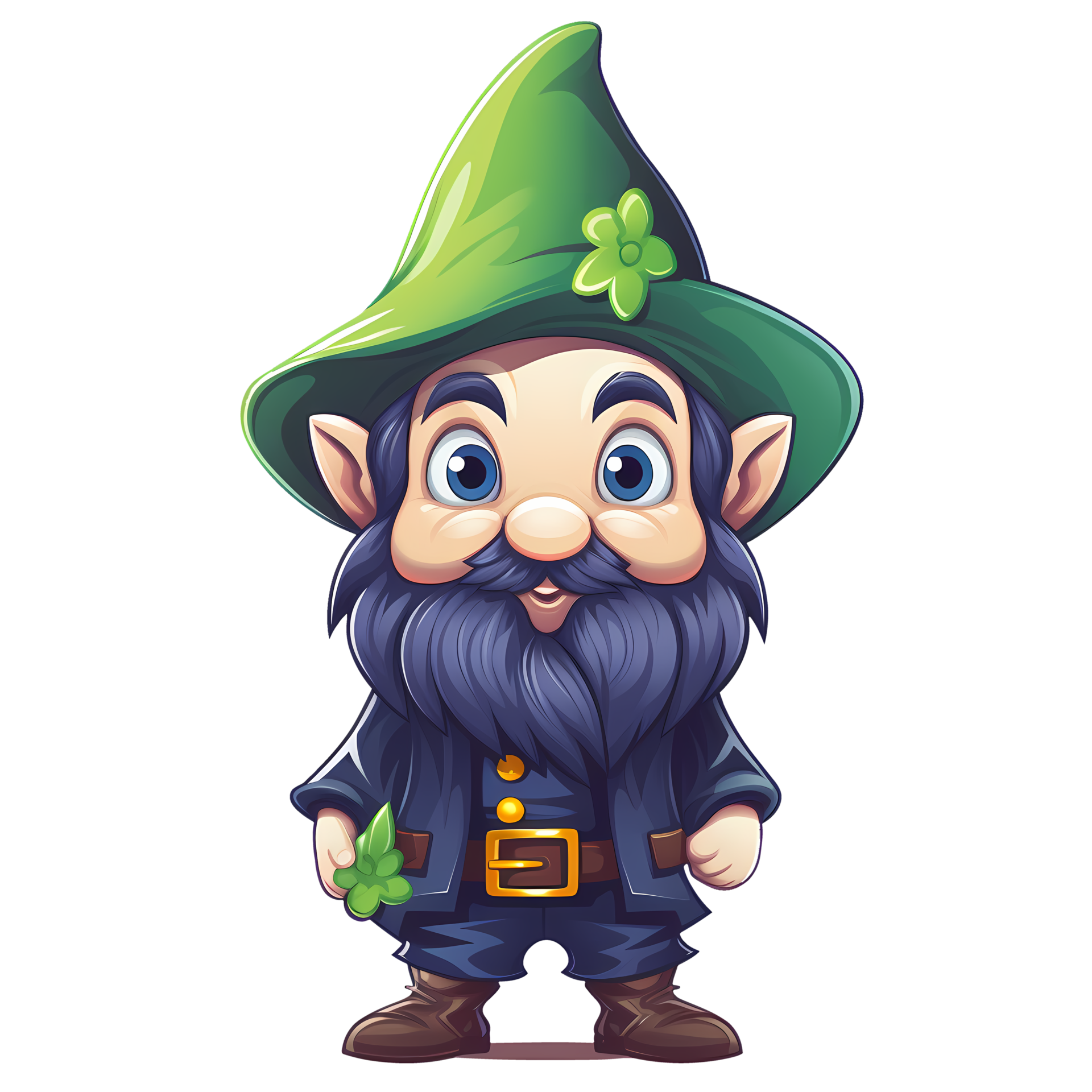 Cute St Patrick Gnome Clipart Illustration Ai Generative 33268206 Png