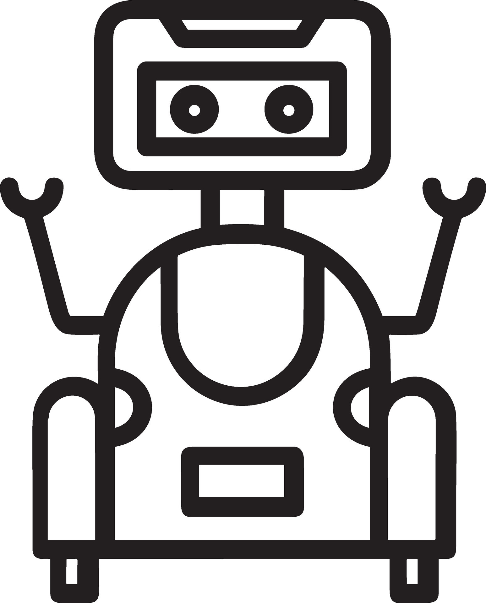 Artificial Intelligence icon symbol vector image. Illustration of the ...