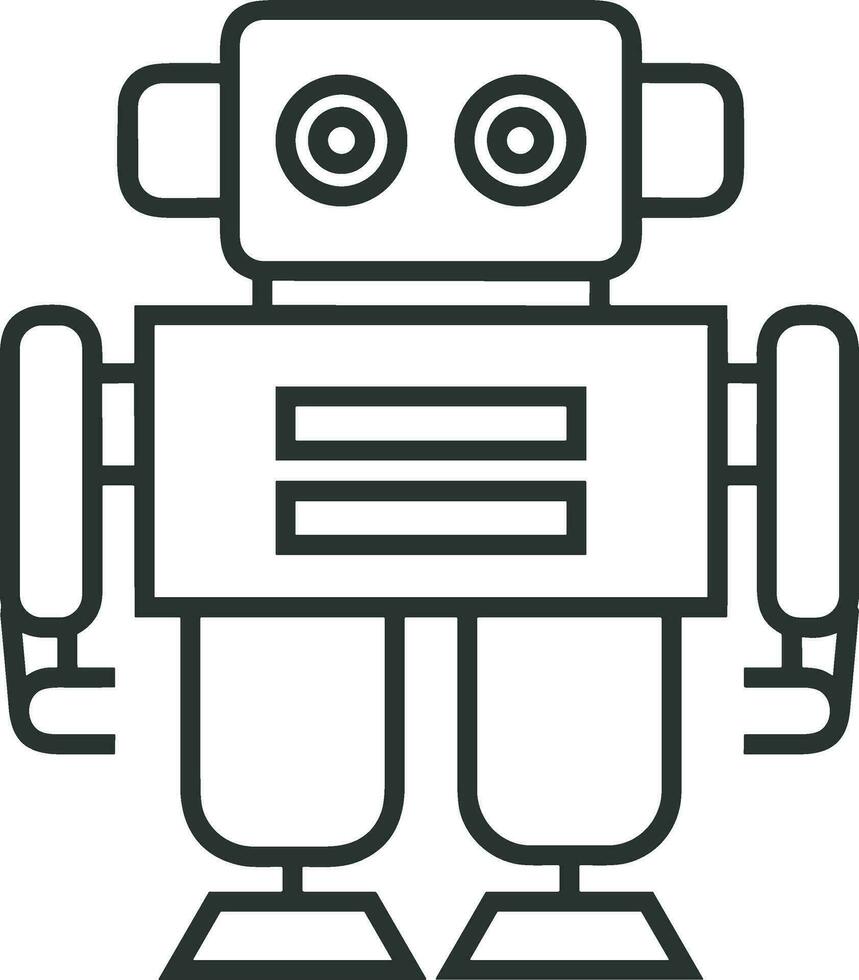 Artificial Intelligence icon symbol vector image. Illustration of the ...