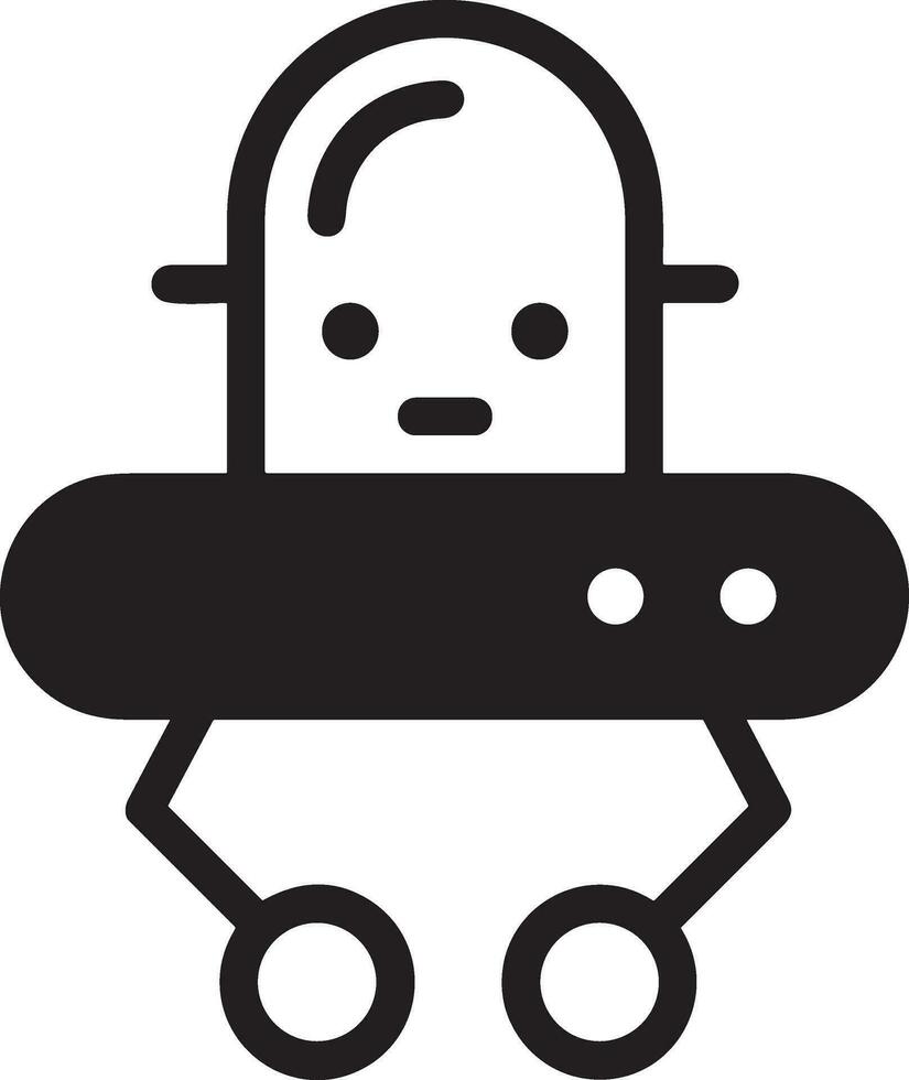 Artificial Intelligence icon symbol vector image. Illustration of the ...