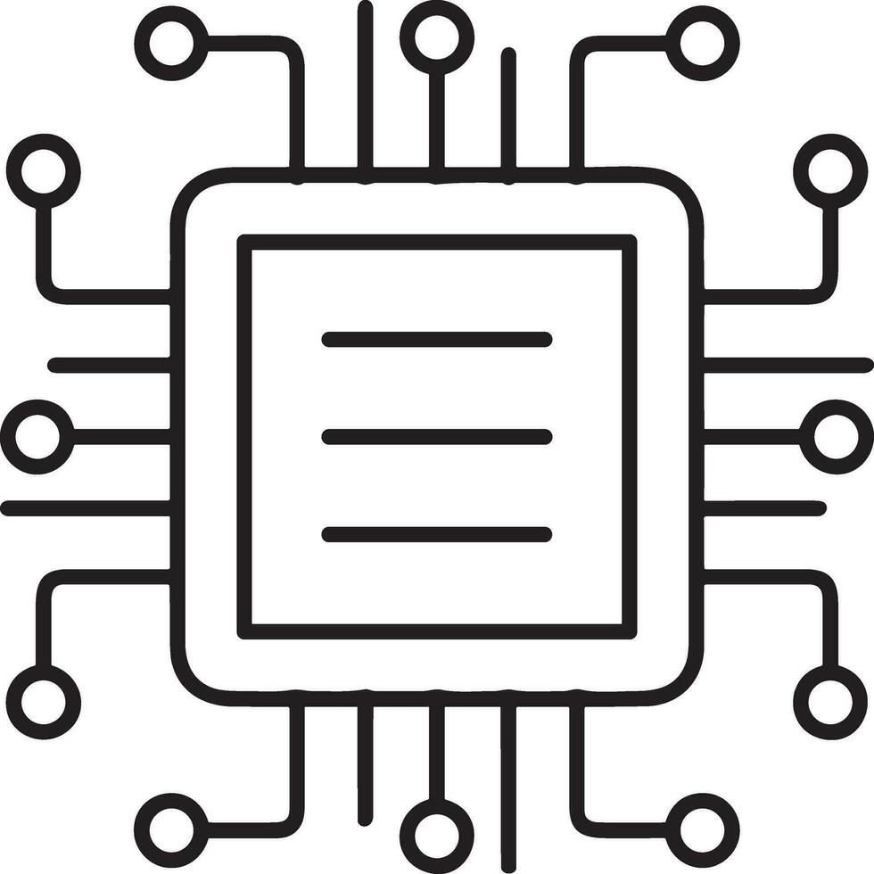 Artificial Intelligence icon symbol vector image. Illustration of the ...