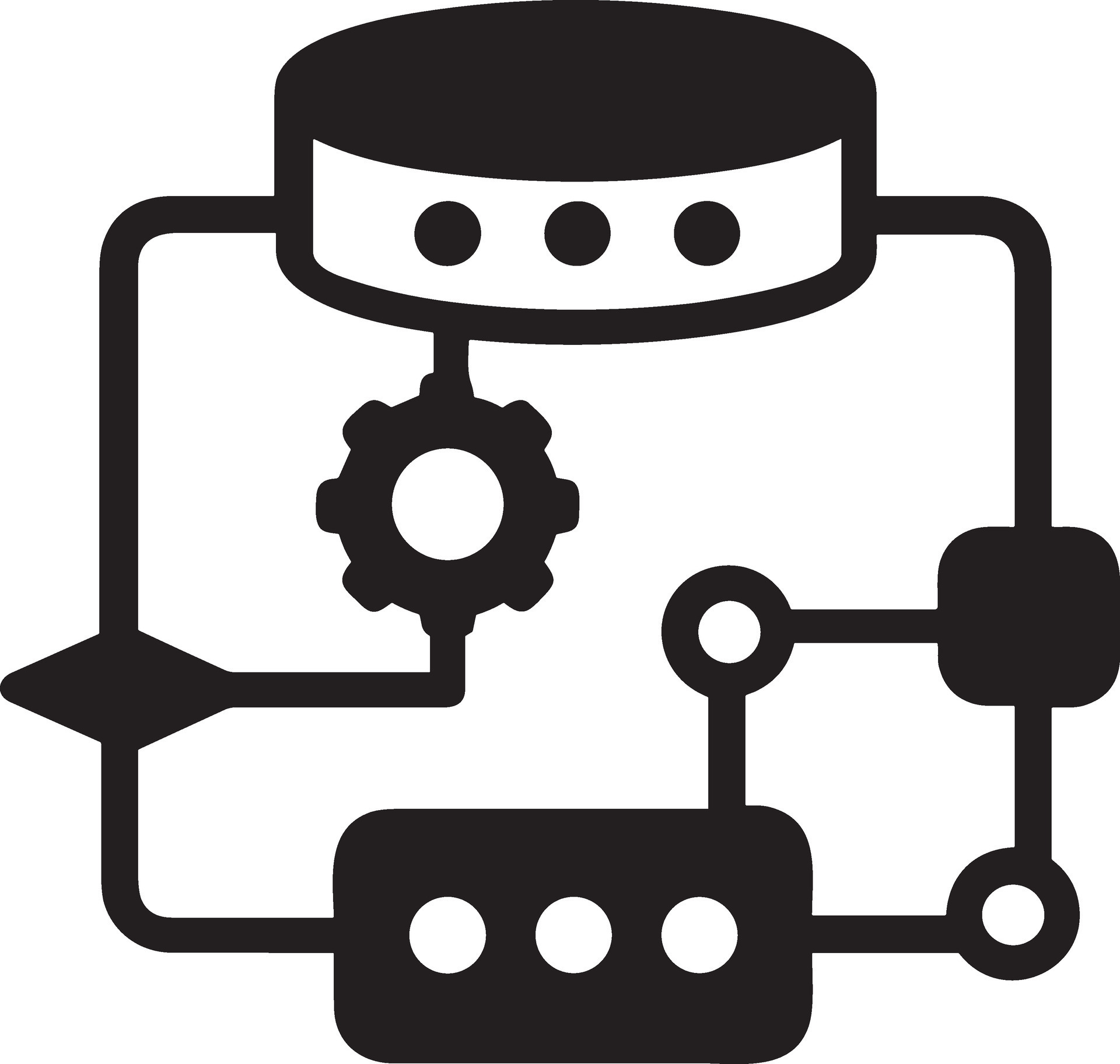 Artificial Intelligence icon symbol vector image. Illustration of the ...