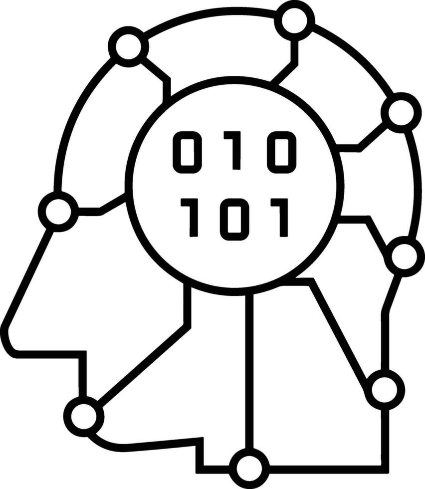 Artificial Intelligence icon symbol vector image. Illustration of the ...