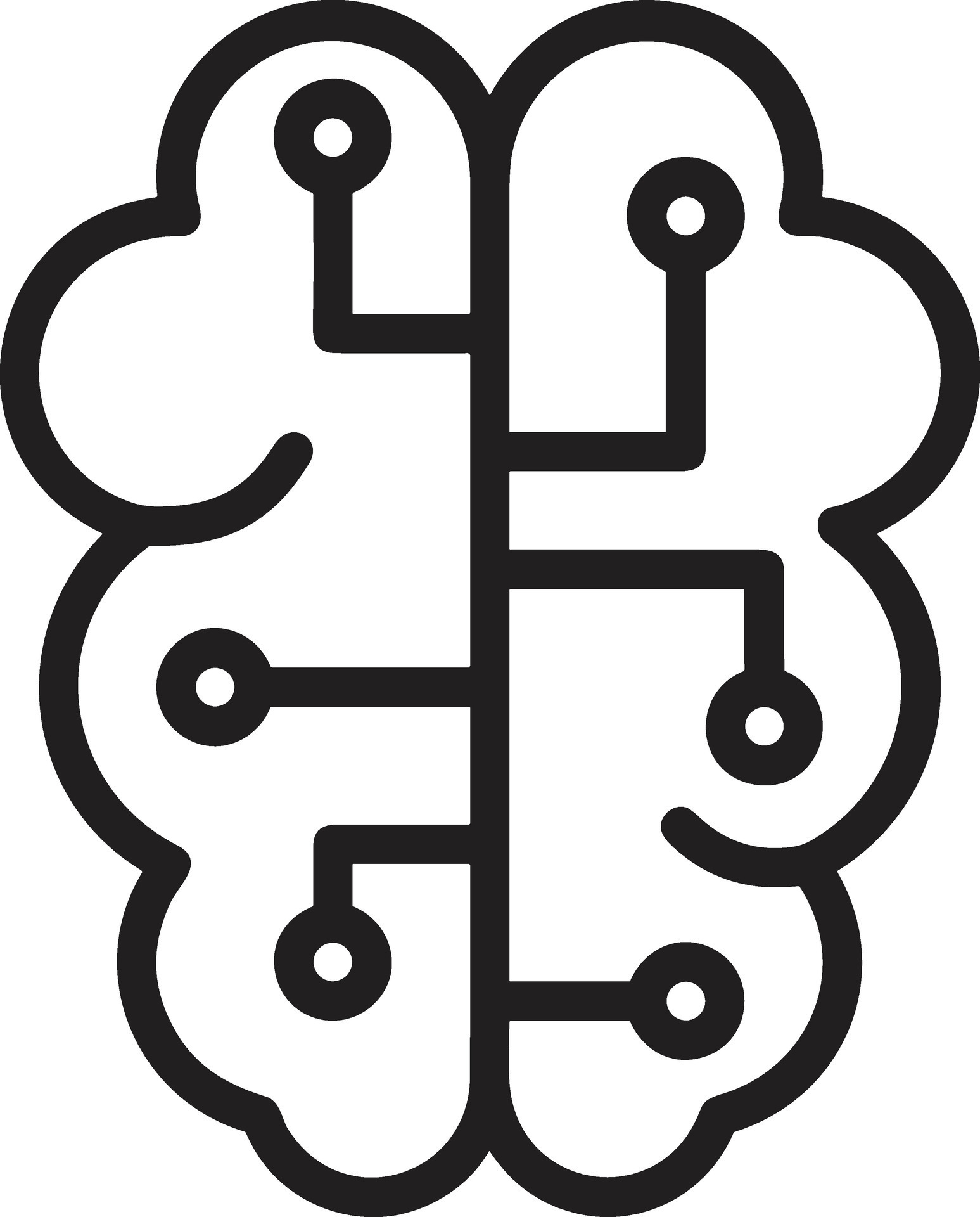 Artificial Intelligence icon symbol vector image. Illustration of the ...