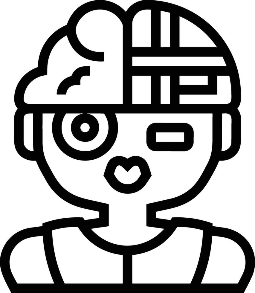 Artificial Intelligence icon symbol vector image. Illustration of the ...