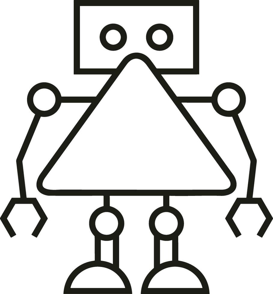 Artificial Intelligence icon symbol vector image. Illustration of the ...