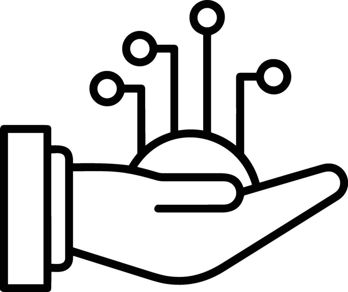 Artificial Intelligence icon symbol vector image. Illustration of the ...