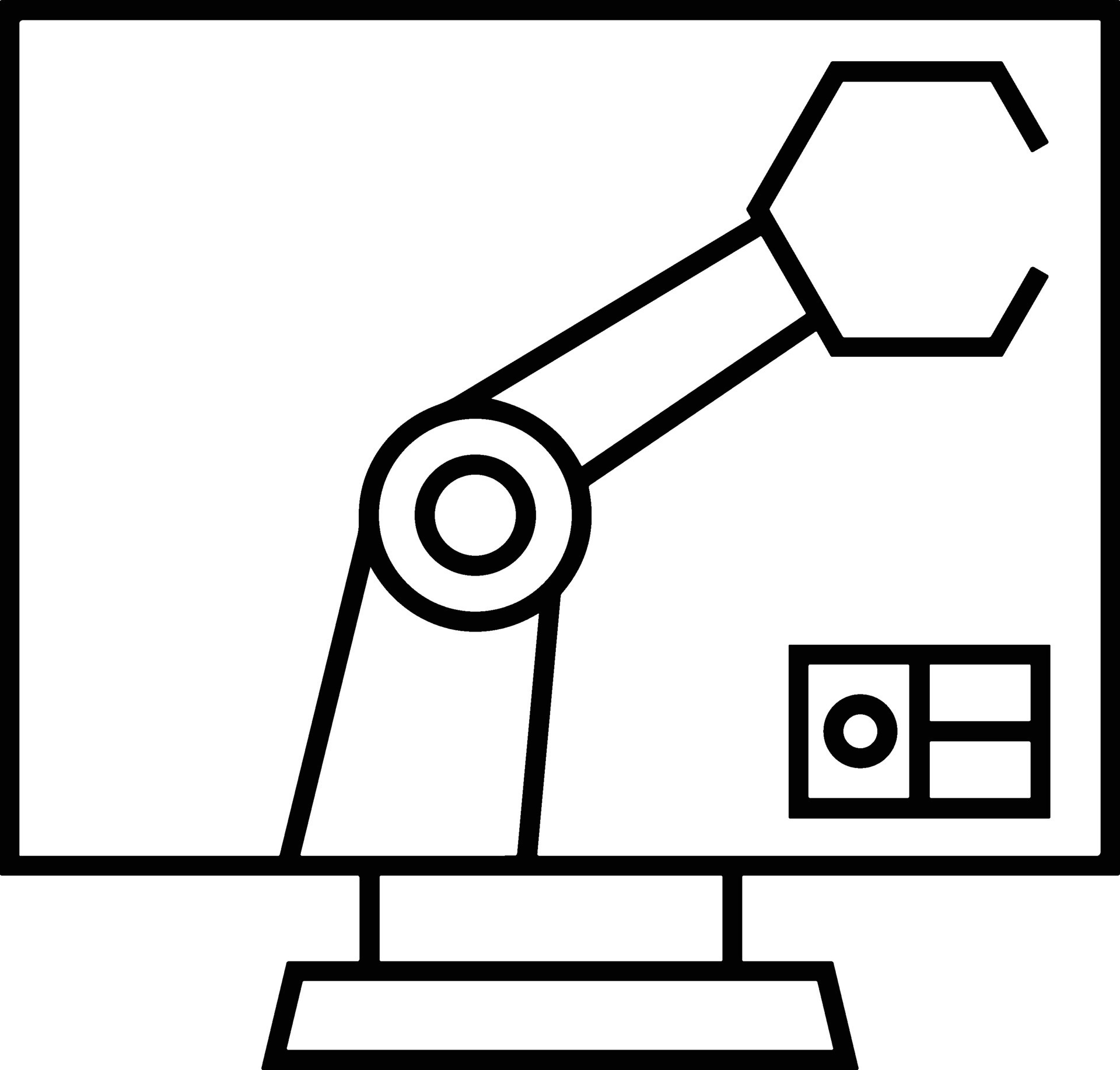 Artificial Intelligence icon symbol vector image. Illustration of the ...