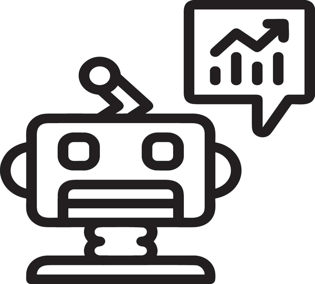 Artificial Intelligence icon symbol vector image. Illustration of the ...