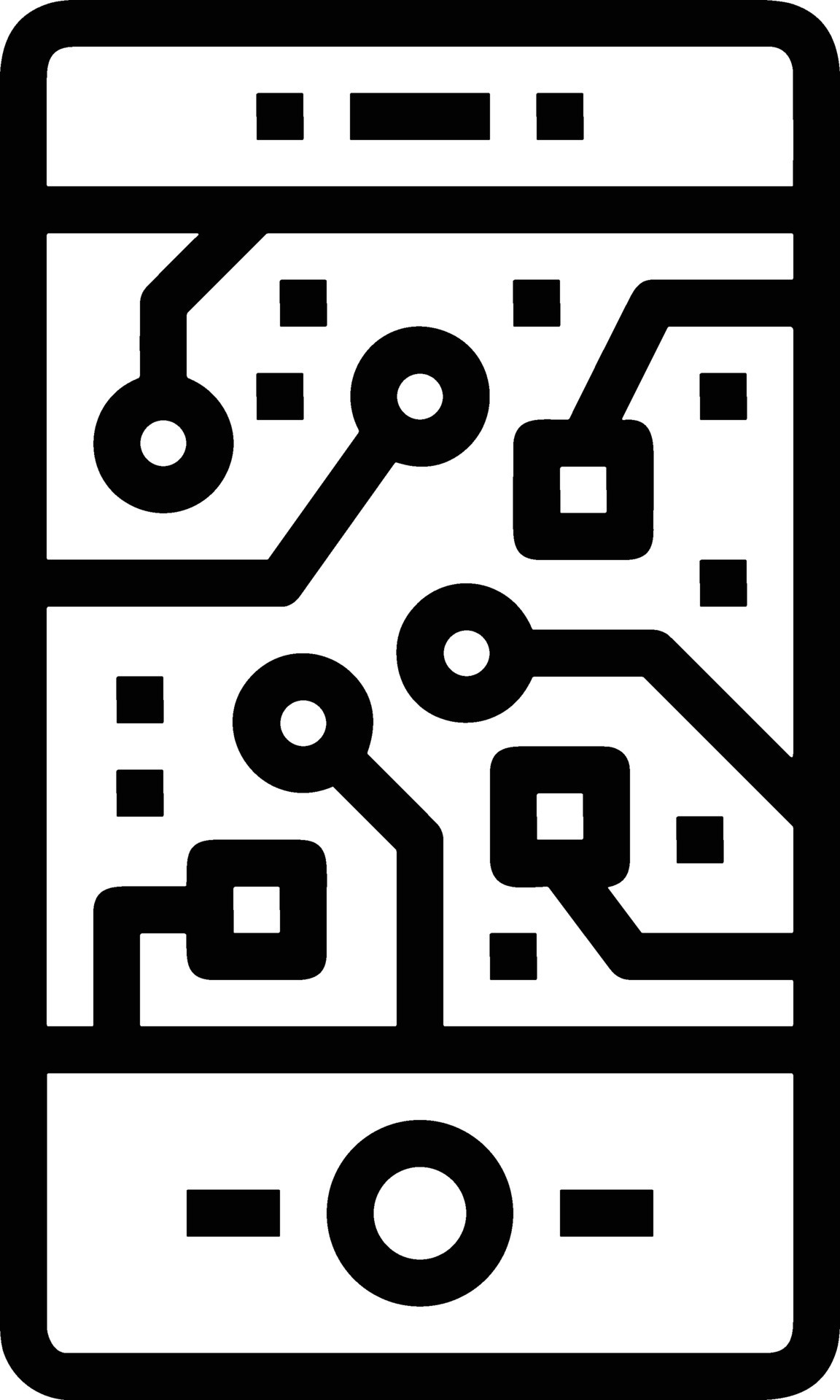 Artificial Intelligence icon symbol vector image. Illustration of the ...