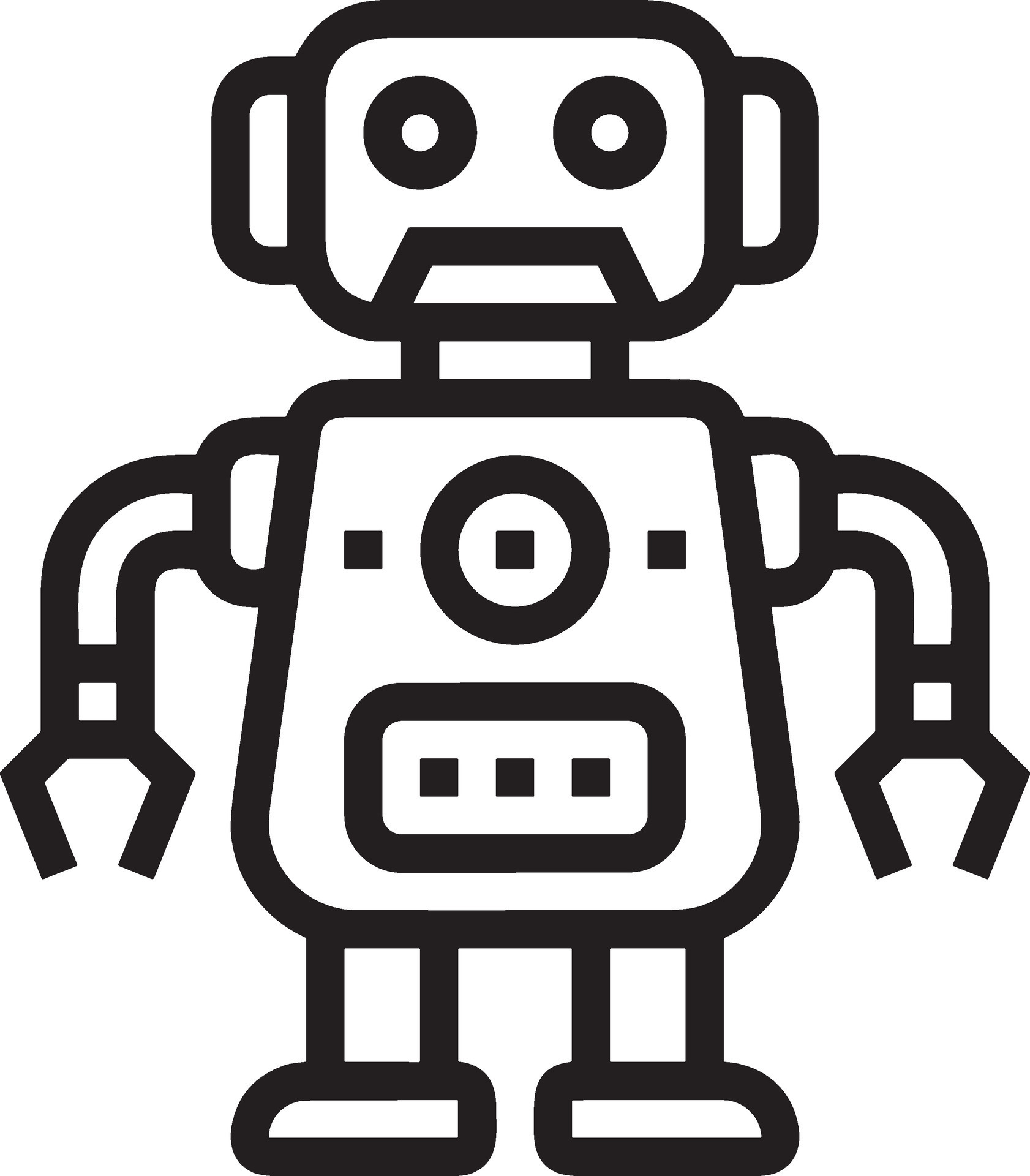 Artificial Intelligence icon symbol vector image. Illustration of the ...