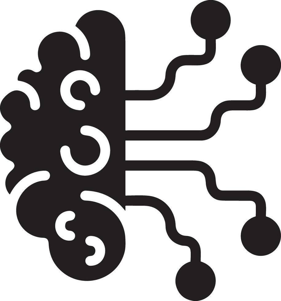 Artificial Intelligence icon symbol vector image. Illustration of the ...