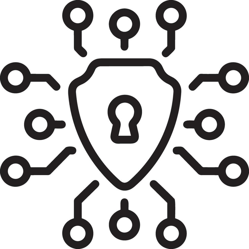 Artificial Intelligence icon symbol vector image. Illustration of the brain robot learning human ...