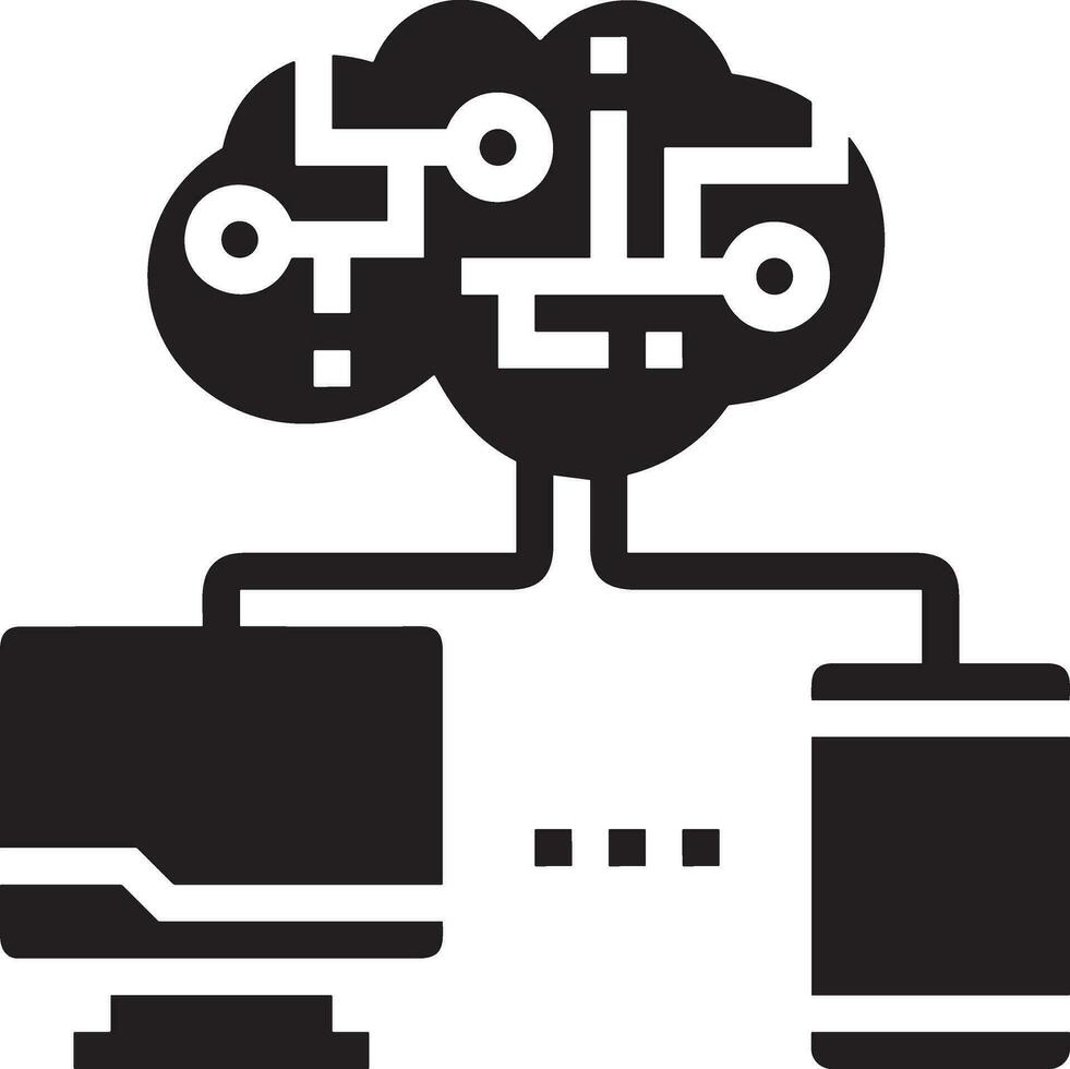 Artificial Intelligence icon symbol vector image. Illustration of the ...