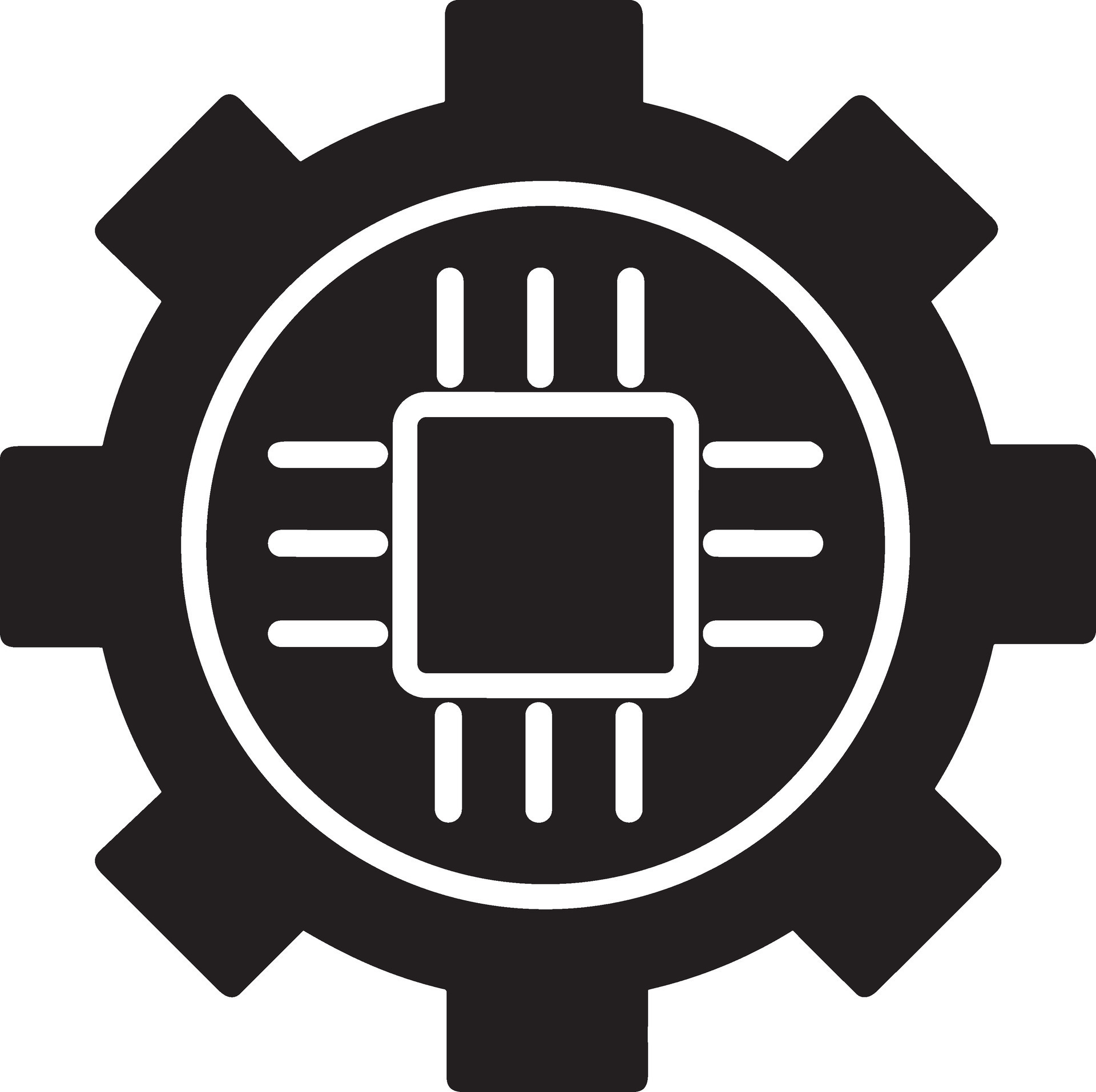 Artificial Intelligence icon symbol vector image. Illustration of the ...