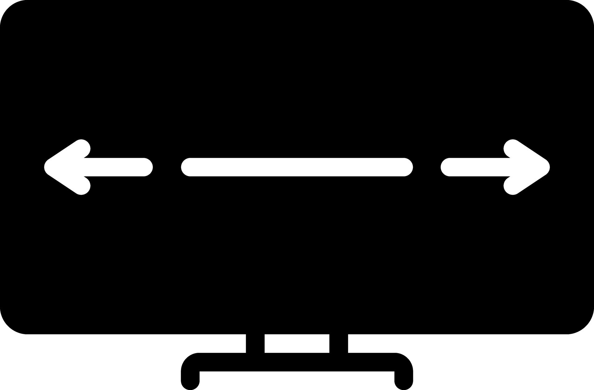 solid icon for widescreen 33286937 Vector Art at Vecteezy