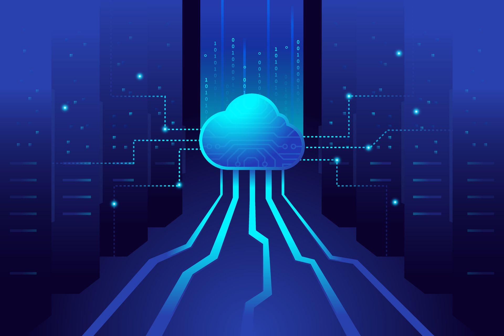 Cloud Computing Architecture Illustrations 33287007 Vector Art at Vecteezy