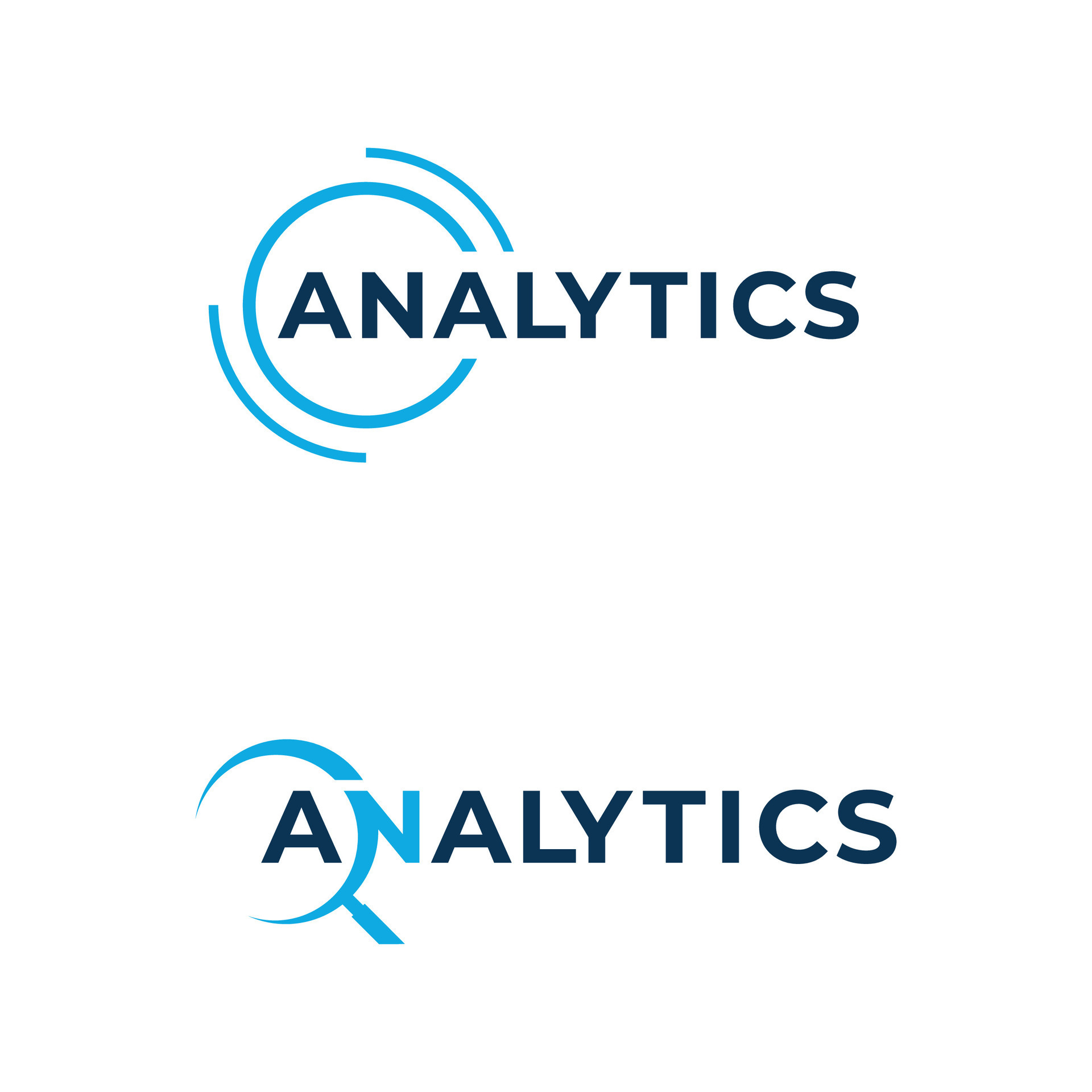 Analytics Logo Design Typography Concept 33291157 Vector Art At Vecteezy