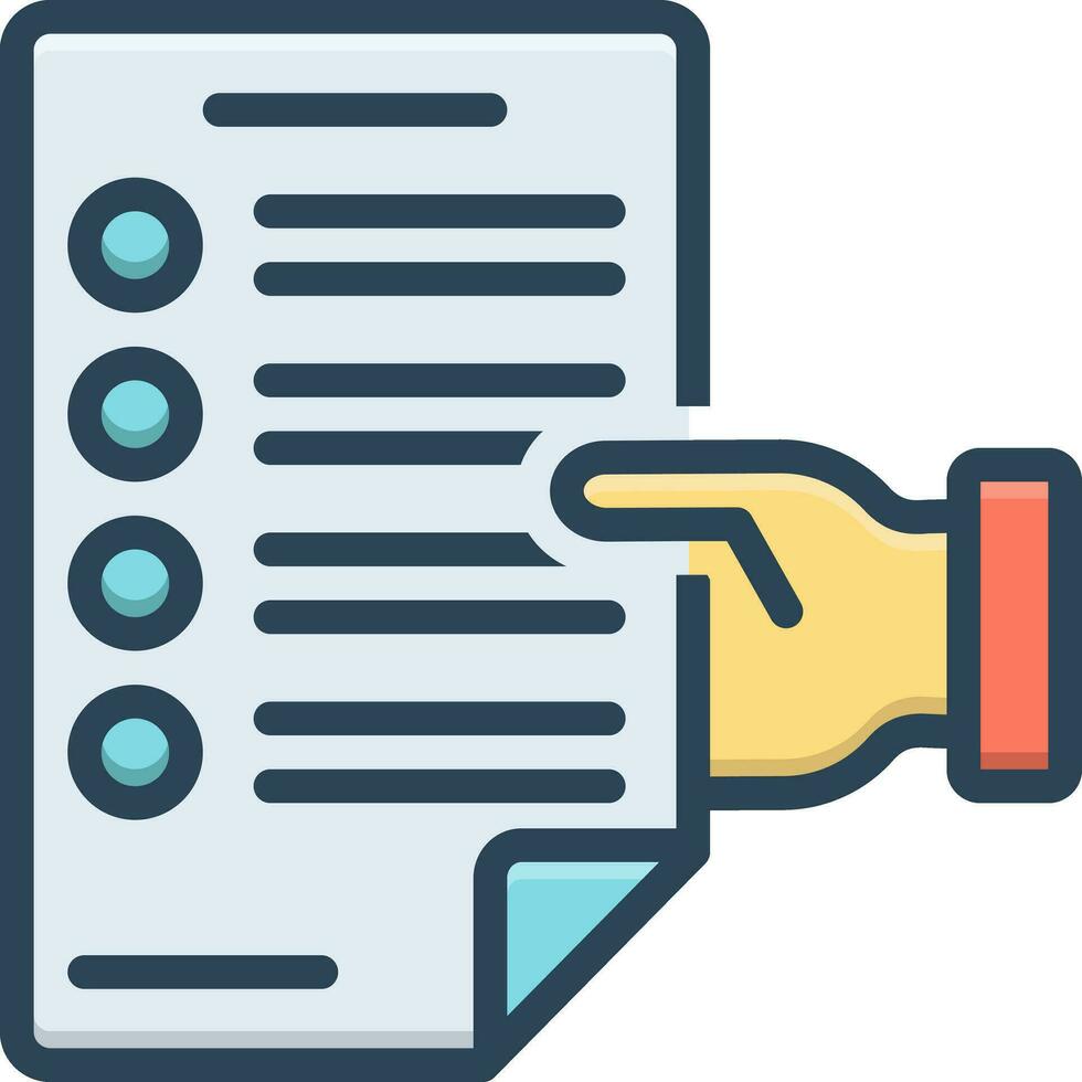 color icon for requesting 33292114 Vector Art at Vecteezy